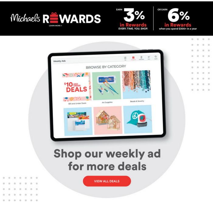 Michaels Black Friday Ad Nov 22 – Dec 01, 2024