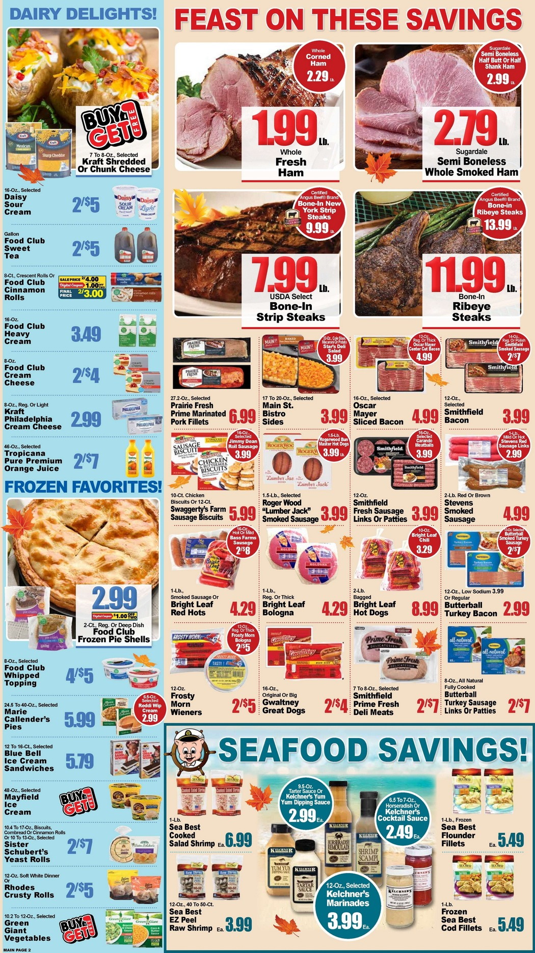 Piggly Wiggly Weekly Ad Nov 13 – Nov 28, 2024 (Thanksgiving Day Promotion Included)