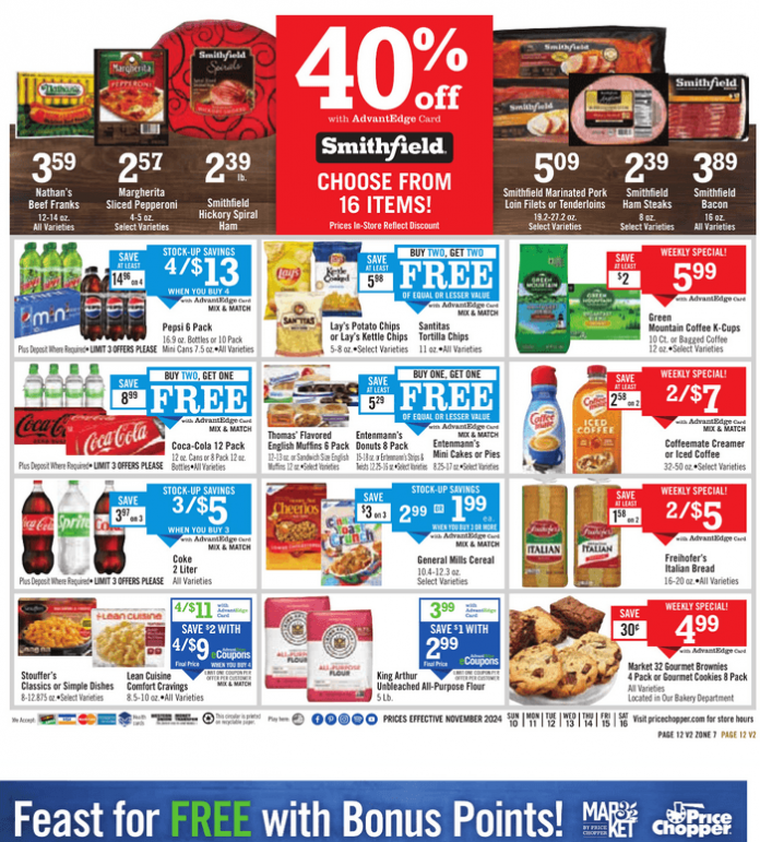 Price Chopper Weekly Ad Nov 10 – Nov 16, 2024