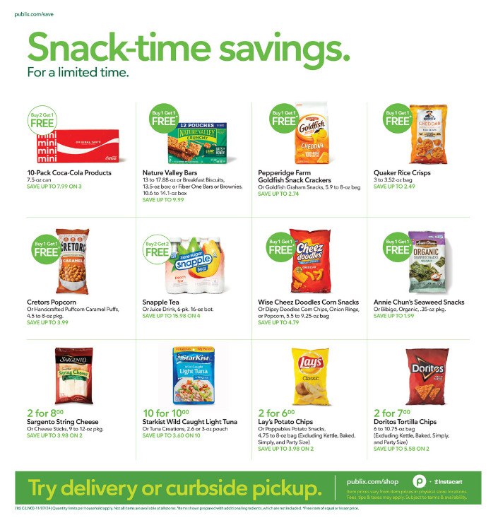 Publix Weekly Ad Nov 06 – Nov 12, 2024