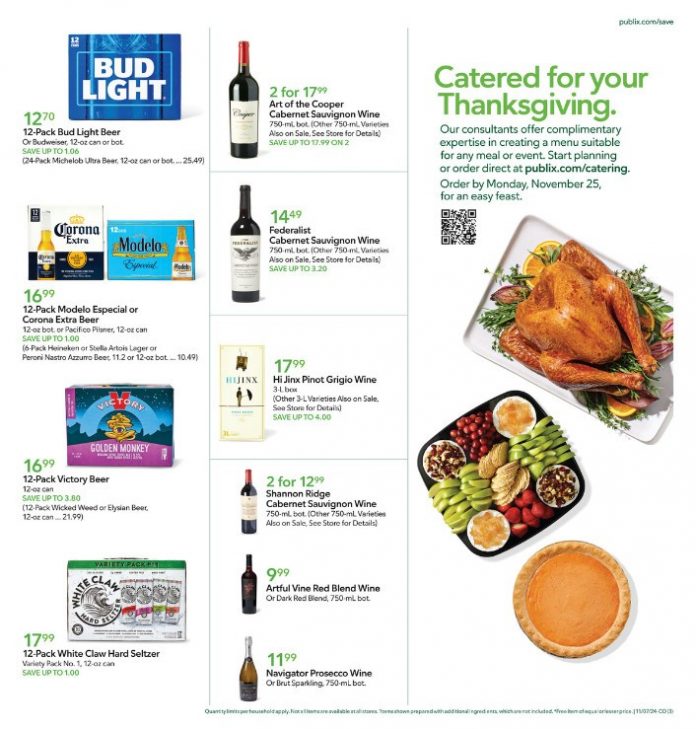 Publix Weekly Ad Nov 06 – Nov 12, 2024