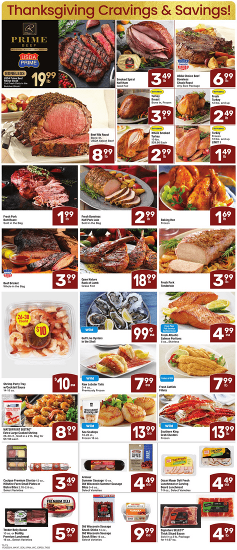 Randalls Weekly Ad Nov 20 – Nov 28, 2024 (Thanksgiving Promotion Included)