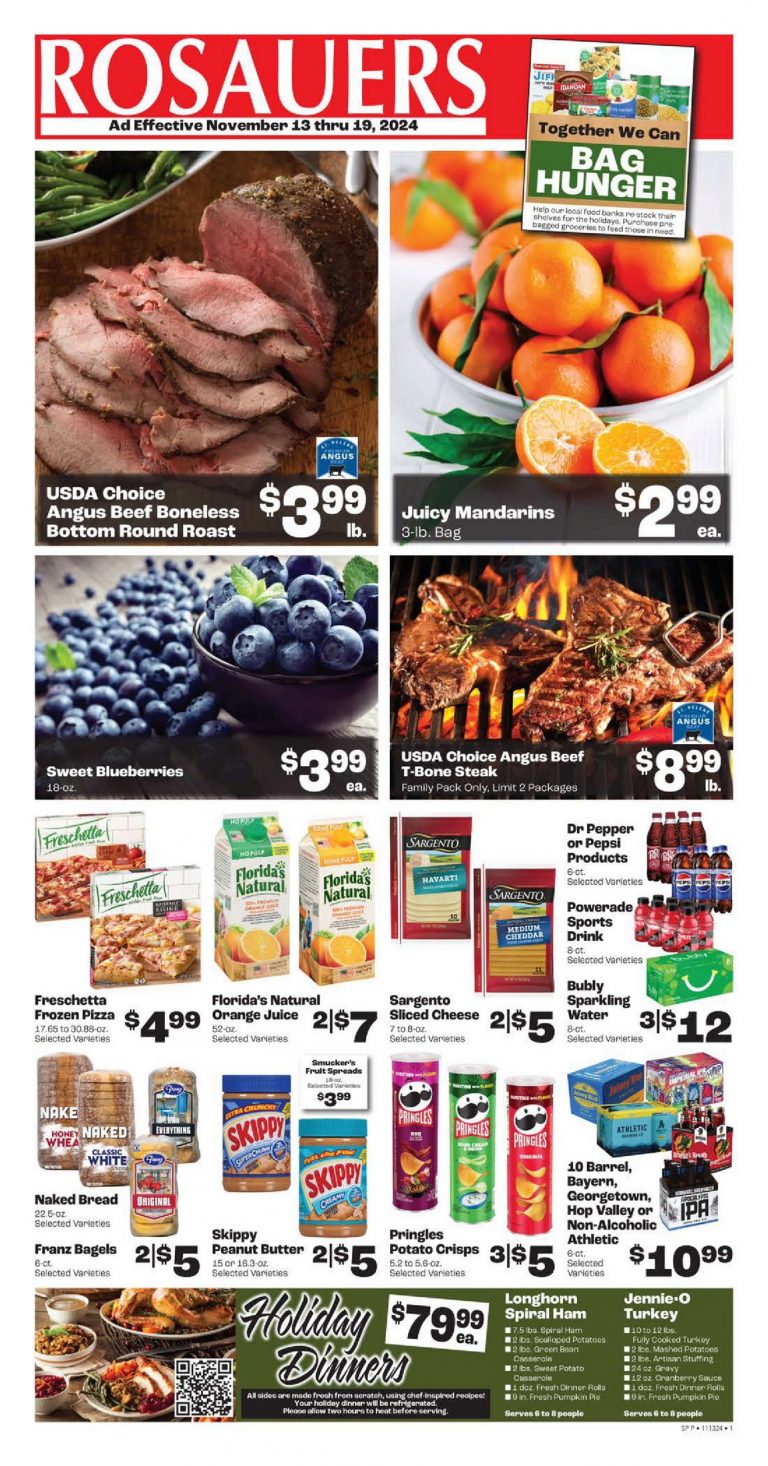 Rosauers Weekly Ad Nov 13 – Nov 19, 2024