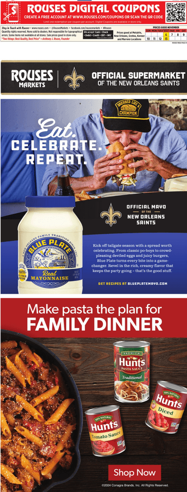 Rouses Weekly Ad Nov 06 – Nov 13, 2024
