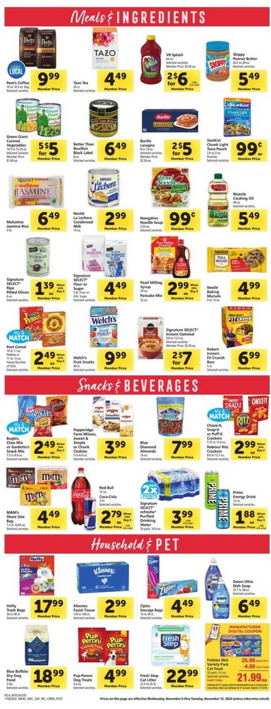 Safeway Weekly Ad Nov 06 – Nov 12, 2024