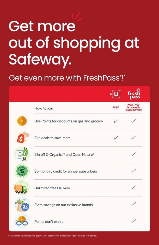 Safeway Weekly Ad Nov 06 – Nov 12, 2024