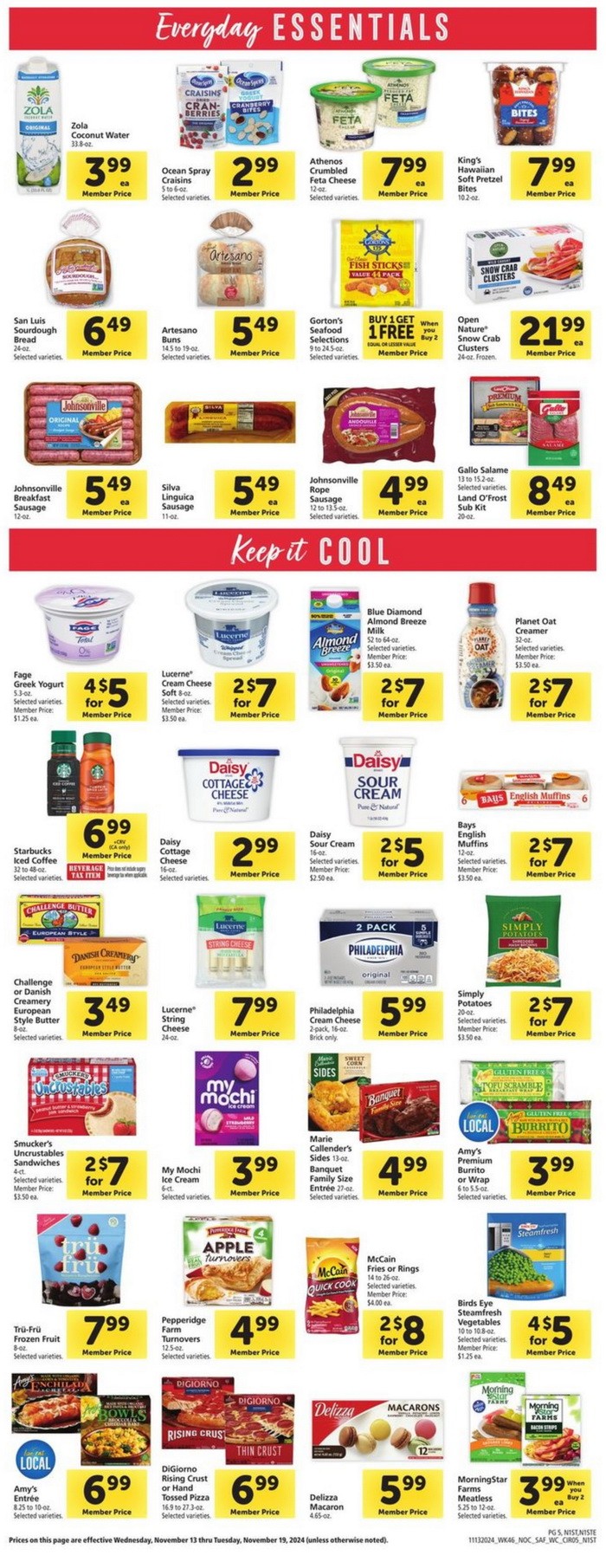 Safeway Weekly Ad Nov 13 – Nov 19, 2024