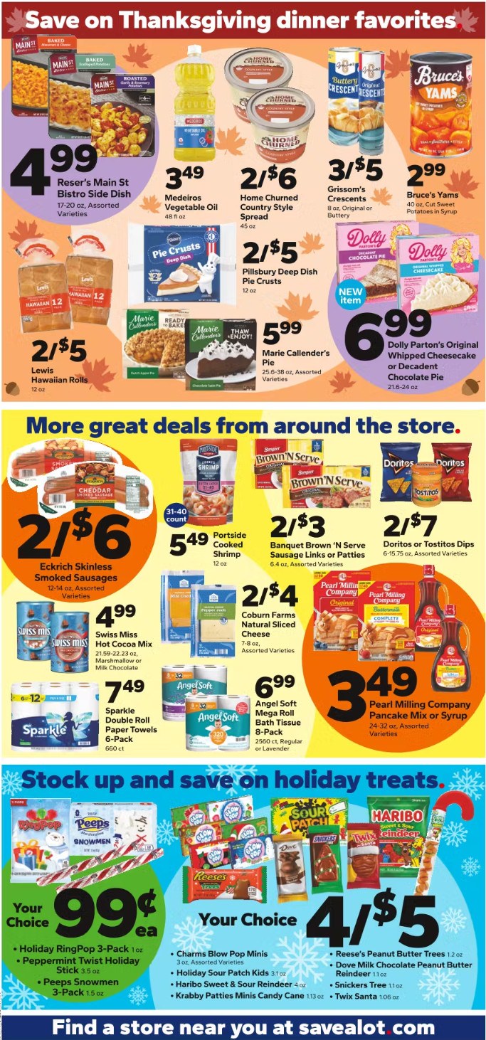 Save A Lot Weekly Ad Nov 20 – Nov 28, 2024 (Thanksgiving Promotion Included)