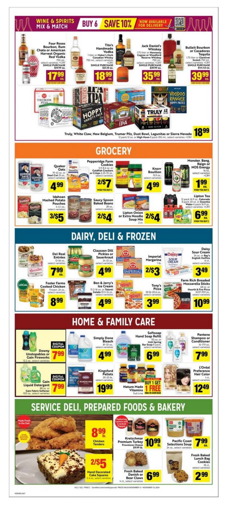 Save Mart Supermarkets Weekly Ad Nov 13 – Nov 19, 2024