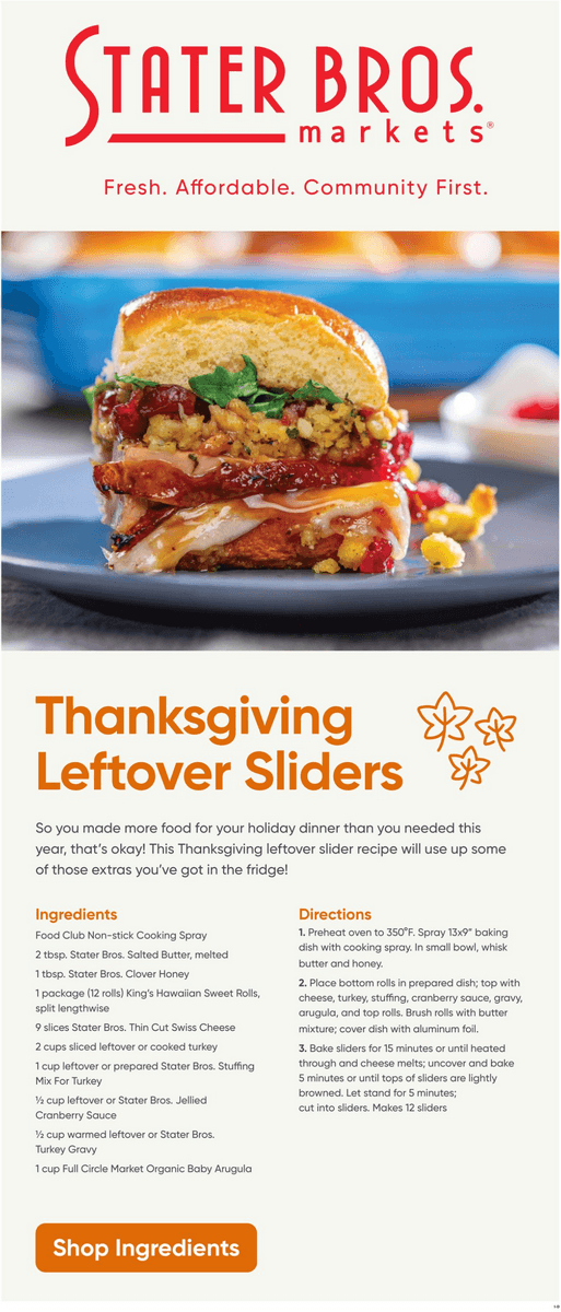 Stater Bros Weekly Ad Nov 29 – Dec 03, 2024