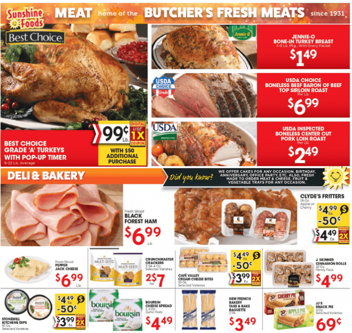 Sunshine Foods Weekly Ad Nov 06 – Nov 12, 2024