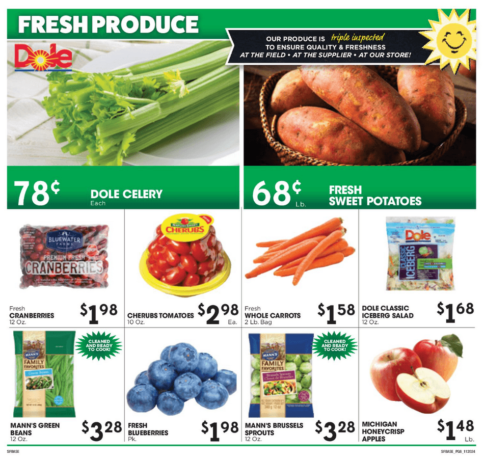 Sunshine Foods Weekly Ad Nov 20 – Dec 03, 2024 (Thanksgiving Day Promotion Included)