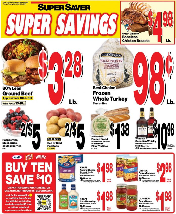 Super Saver Weekly Ad Nov 06 – Nov 12, 2024