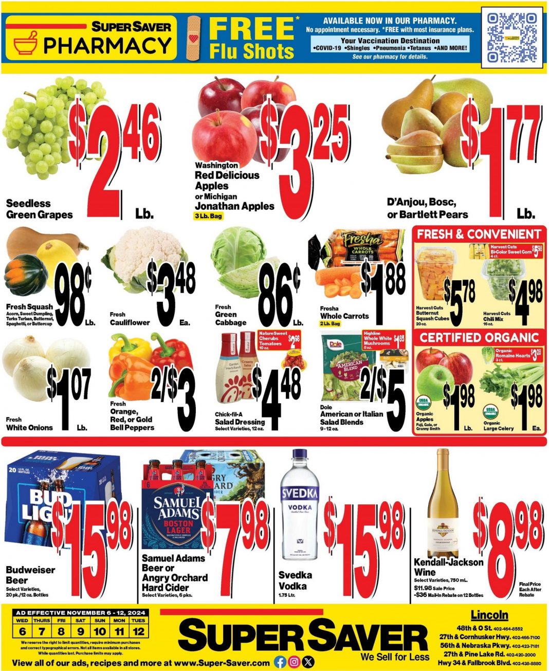 Super Saver Weekly Ad Nov 06 – Nov 12, 2024