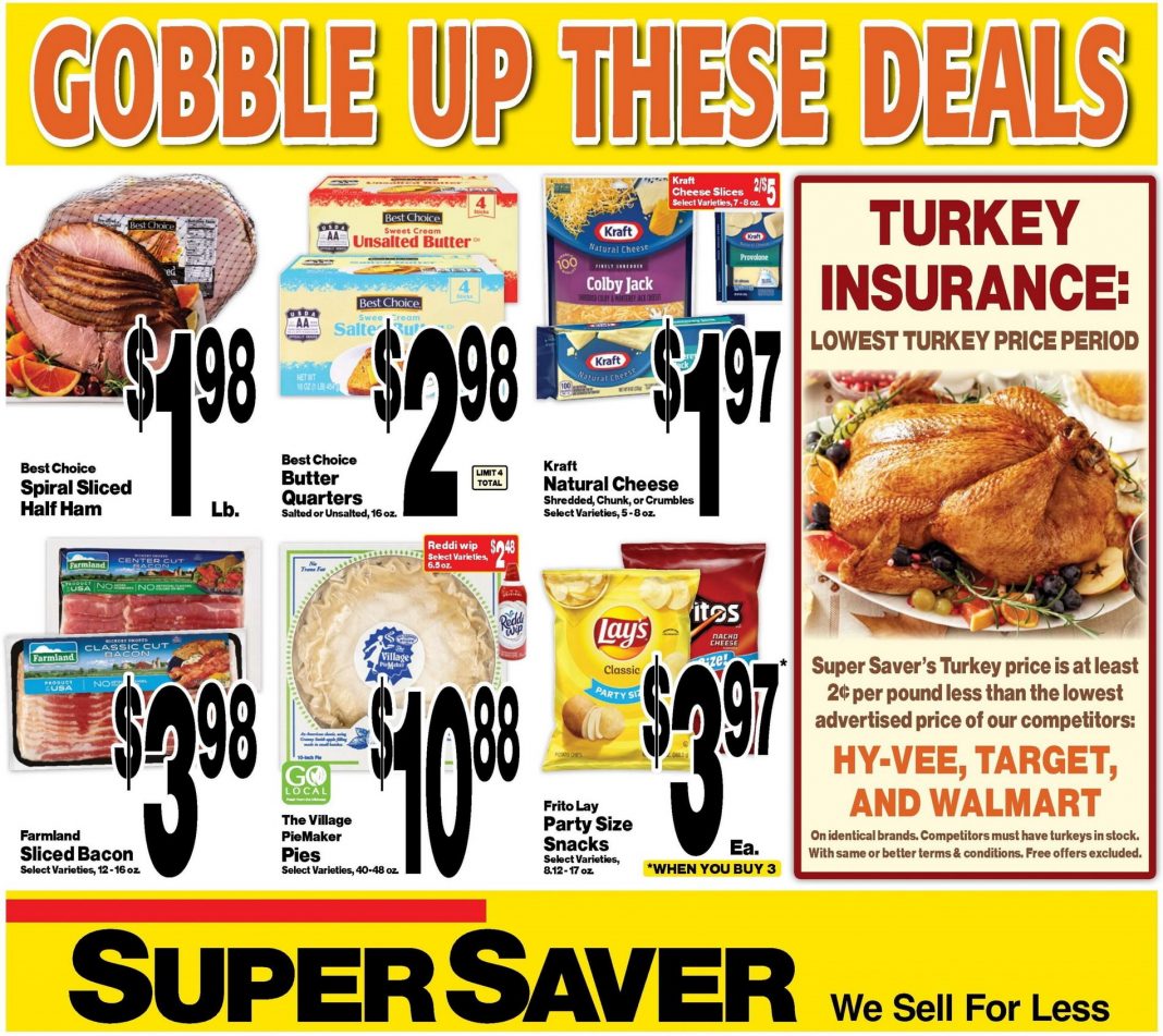 Super Saver Weekly Ad Nov 20 – Nov 28, 2024 (Thanksgiving Day Promotion ...
