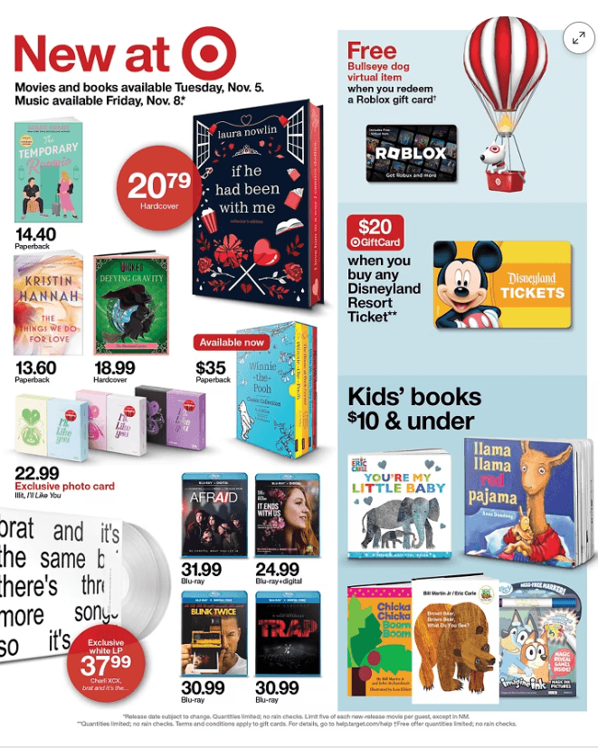 Target Weekly Ad Nov 03 – Nov 09, 2024