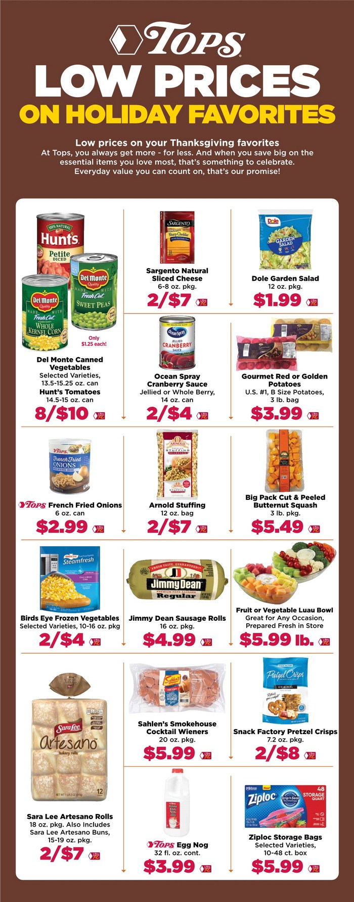 Tops Weekly Ad Nov 10 – Nov 16, 2024