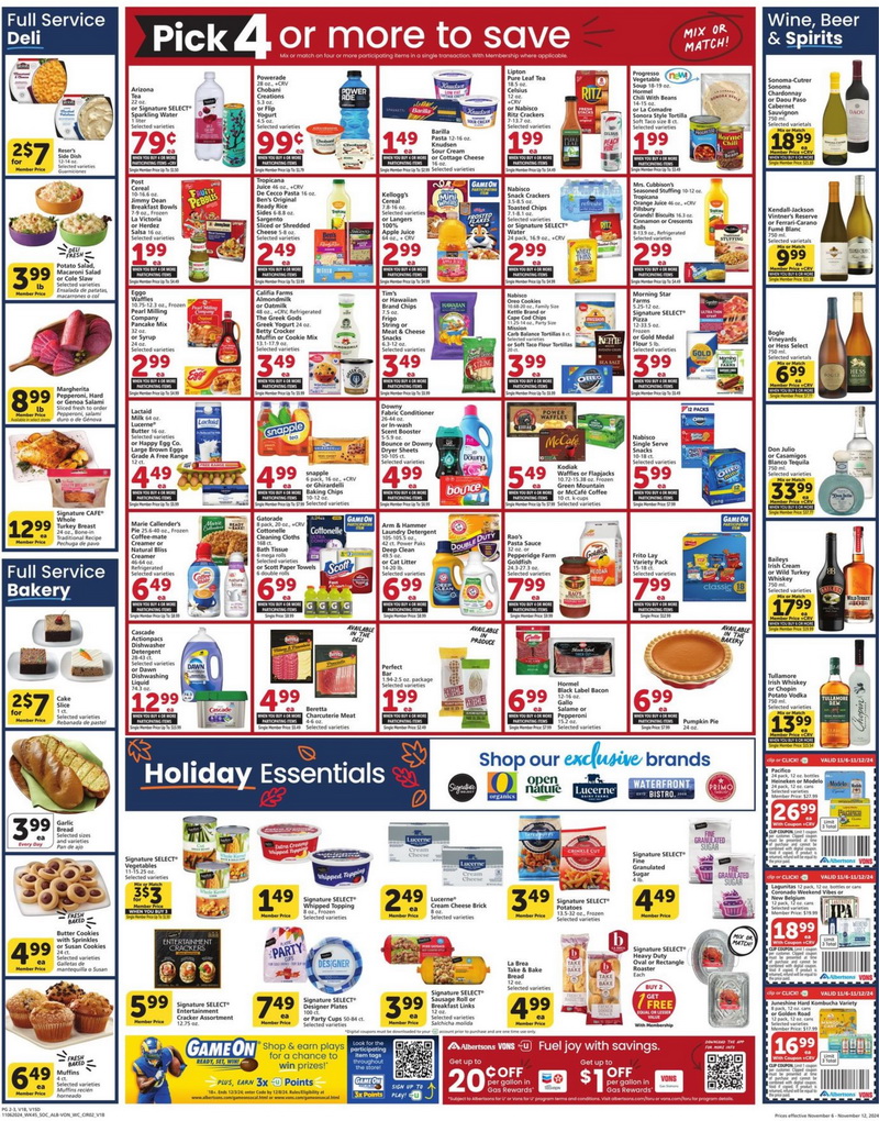 Vons Weekly Ad Nov 06 – Nov 12, 2024