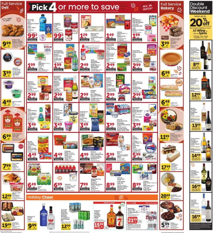 Vons Weekly Ad Nov 20 – Oct 28, 2024 (Thanksgiving Day Promotion Included)