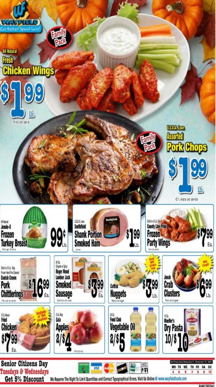 Wayfield Foods Weekly Ad Nov 04 – Nov 10, 2024