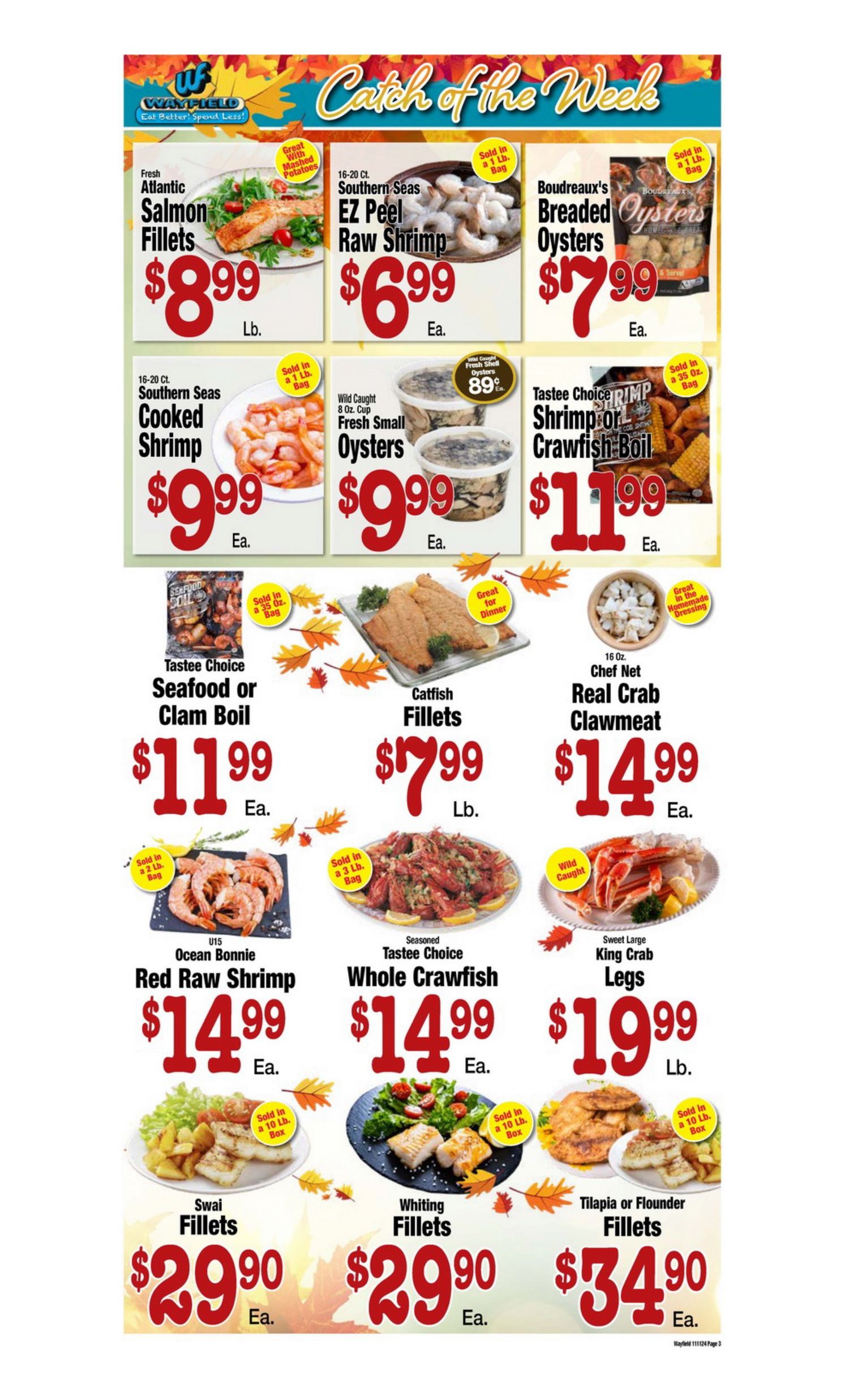 Wayfield Foods Weekly Ad Nov 11 – Dec 01, 2024