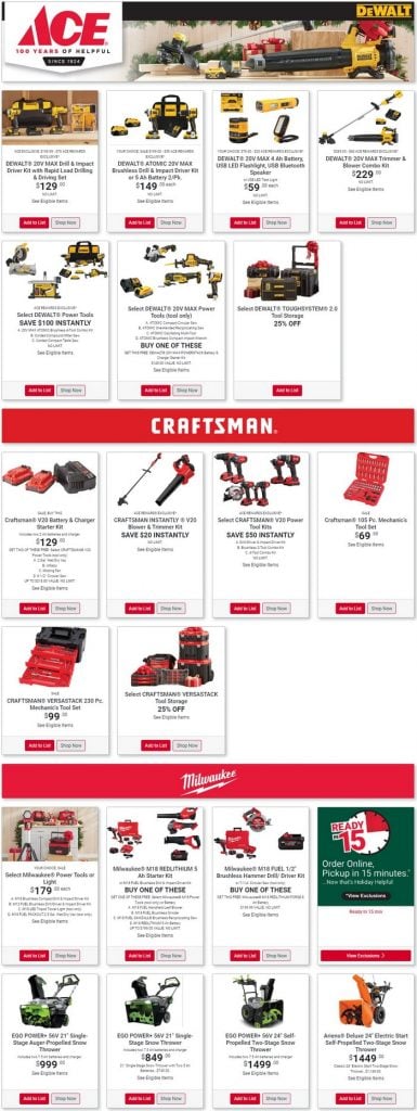 ACE Hardware Monthly Ad Dec 03 – Dec 24, 2024