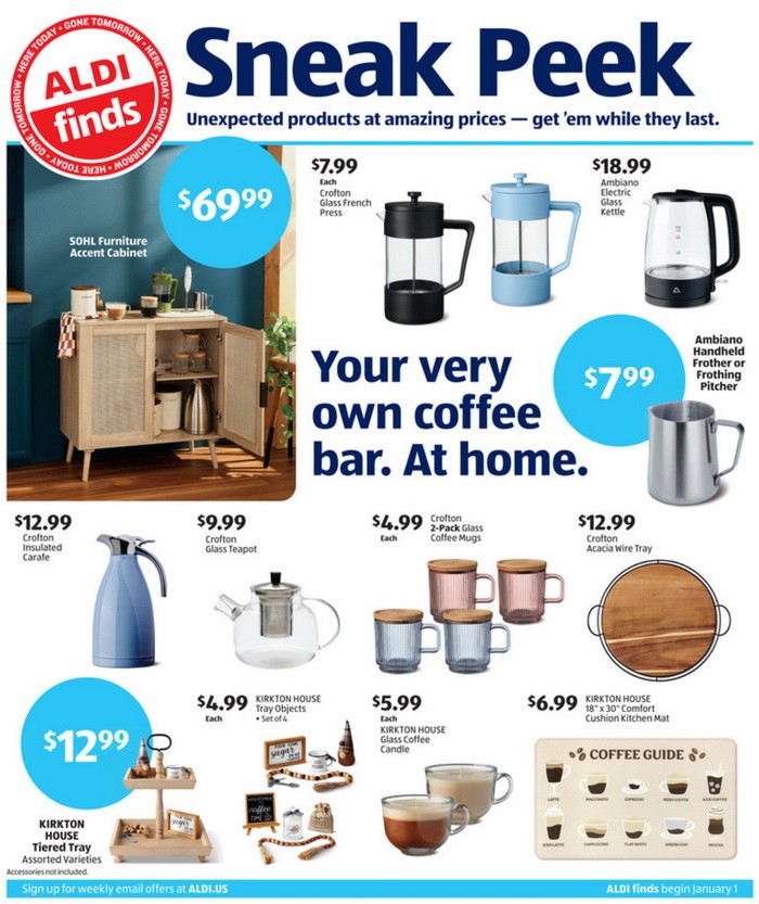 ALDI In-Store Ad Sneak Peek Jan 01 – Jan 07, 2025