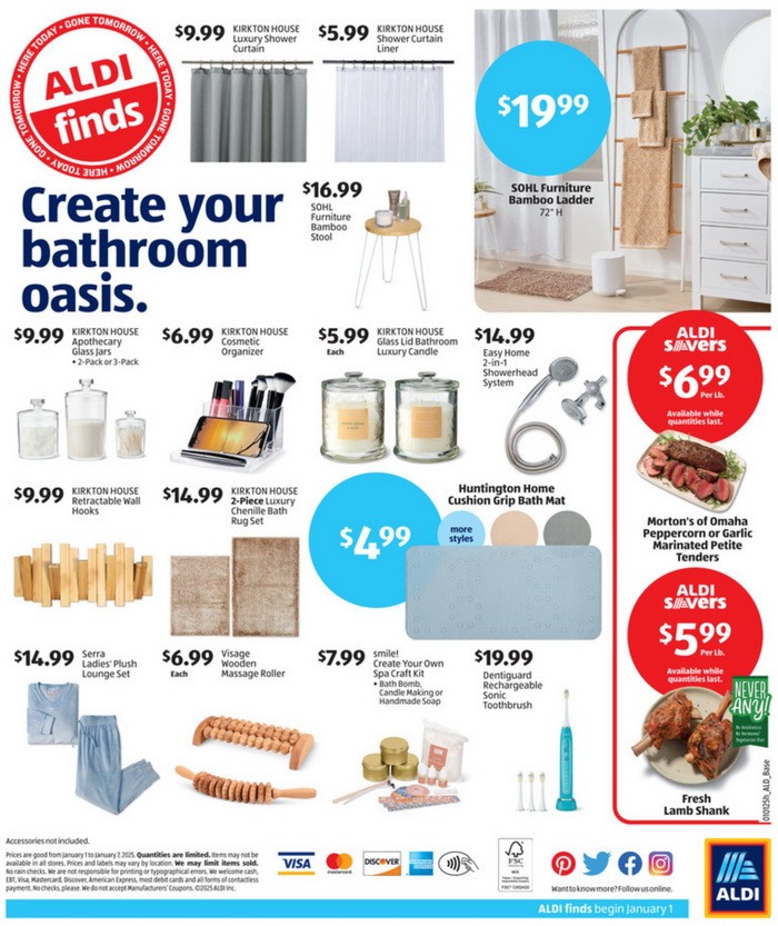 ALDI In-Store Ad Sneak Peek Jan 01 – Jan 07, 2025