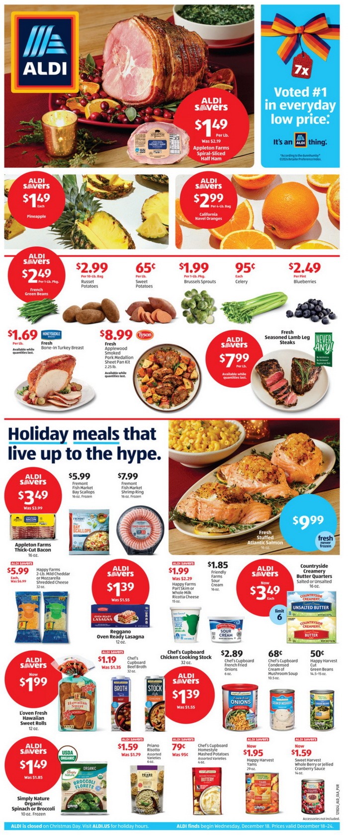 ALDI Weekly Ad Dec 18 – Dec 24, 2024 (Christmas Promotion Included)