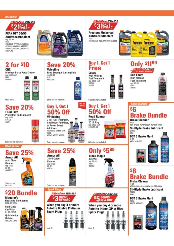 AutoZone Monthly Ad Dec 31, 2024 – Feb 10, 2025