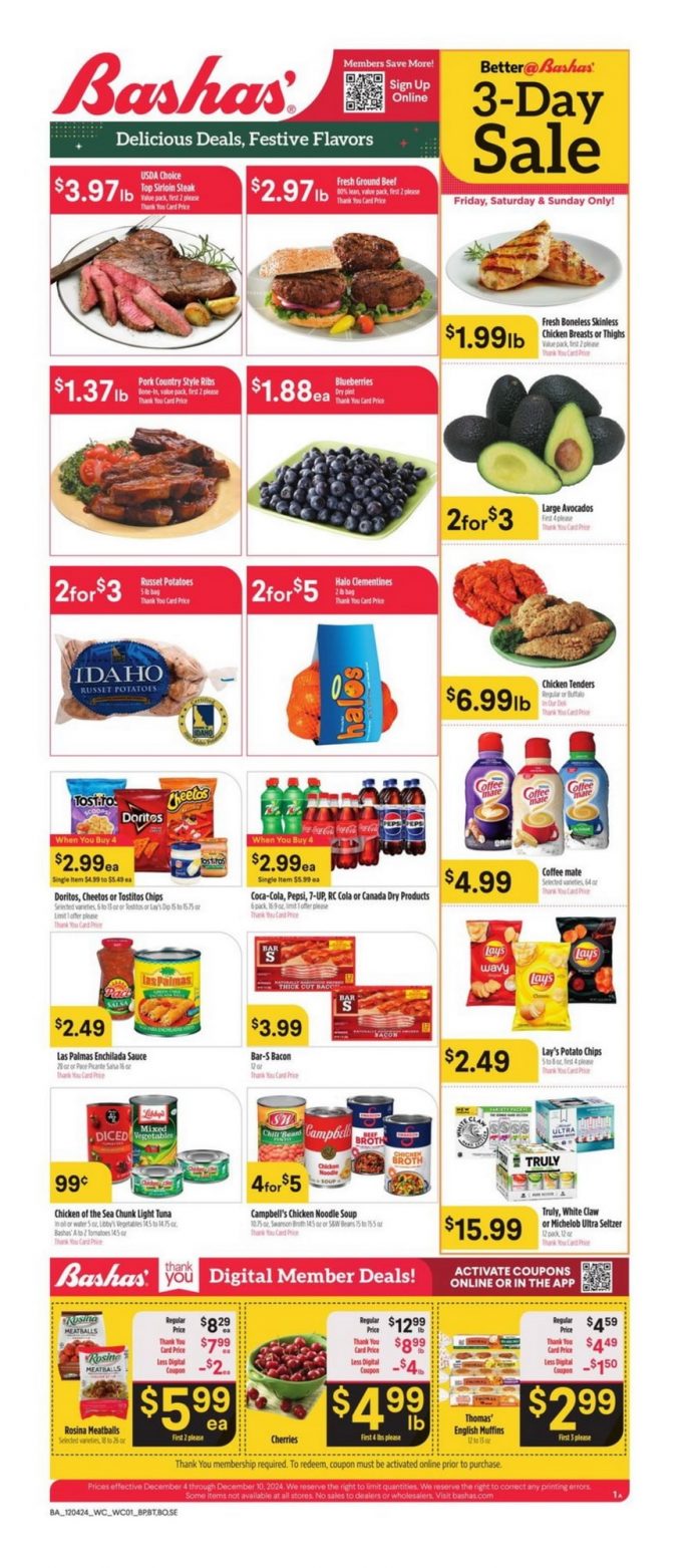 Bashas Weekly Ad Dec 04 – Dec 10, 2024