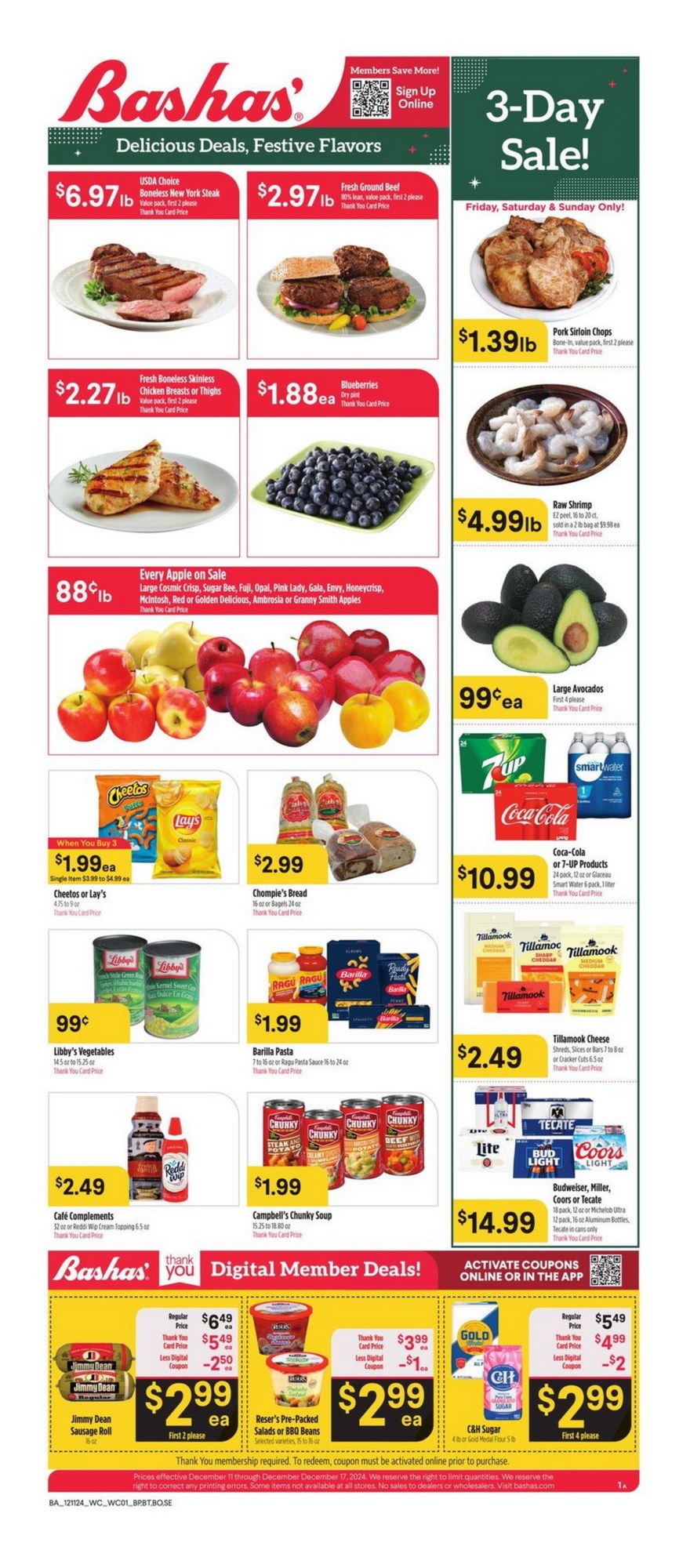 Bashas Weekly Ad Dec 11 – Dec 17, 2024