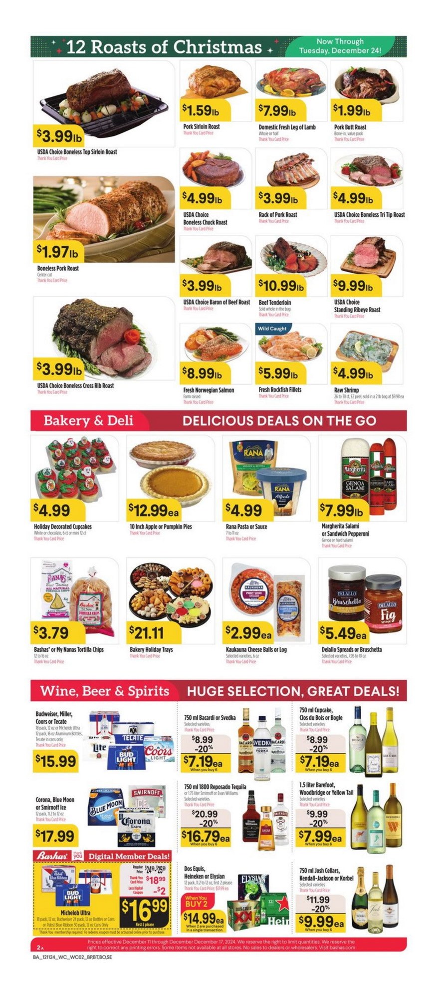 Bashas Weekly Ad Dec 11 – Dec 17, 2024