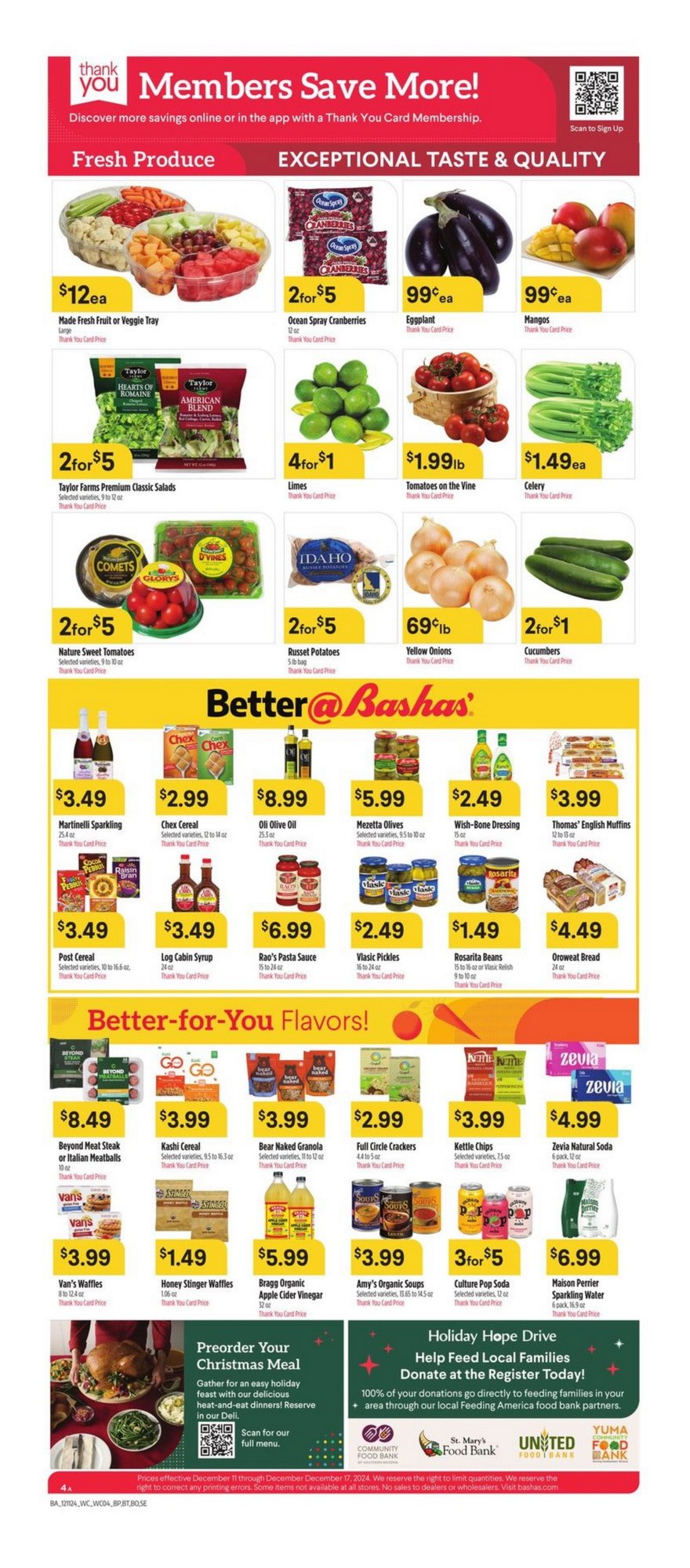 Bashas Weekly Ad Dec 11 – Dec 17, 2024