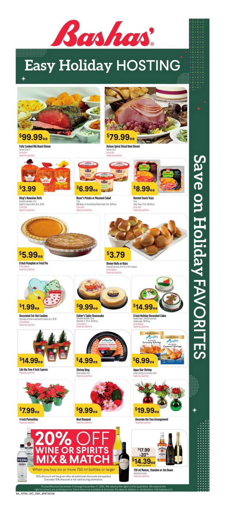 Bashas Weekly Ad Dec 11 – Dec 17, 2024