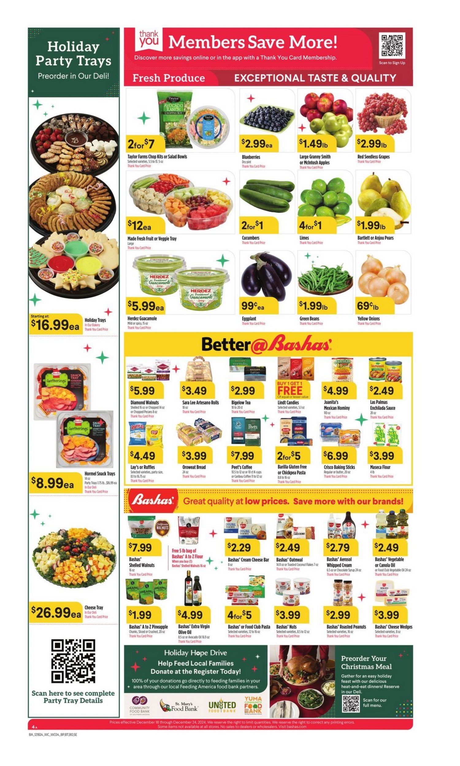 Bashas Weekly Ad Dec 18 – Dec 24, 2024 (Christmas Promotion Included)