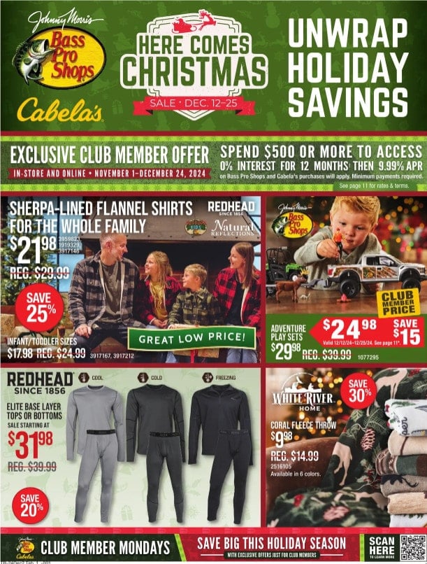 Bass Pro Shops Christmas Sale Dec 12 – Dec 25, 2024