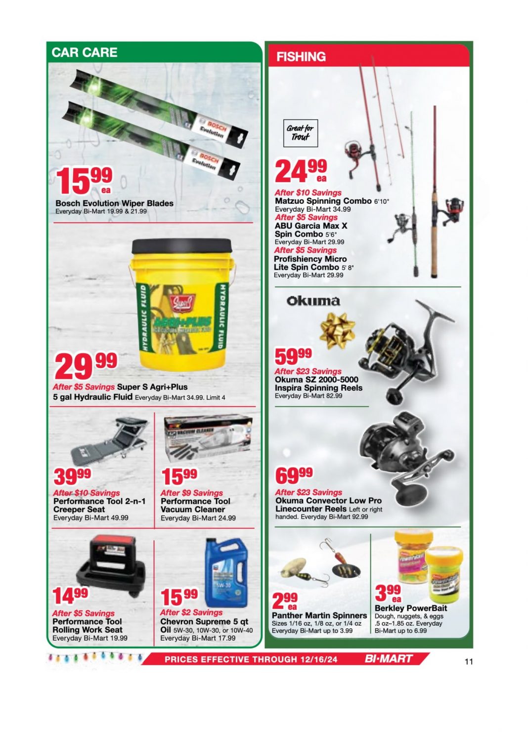 Bi-Mart Weekly Ad Dec 03 – Dec 16, 2024