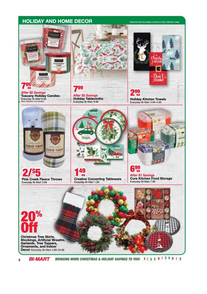 Bi-Mart Weekly Ad Dec 03 – Dec 16, 2024