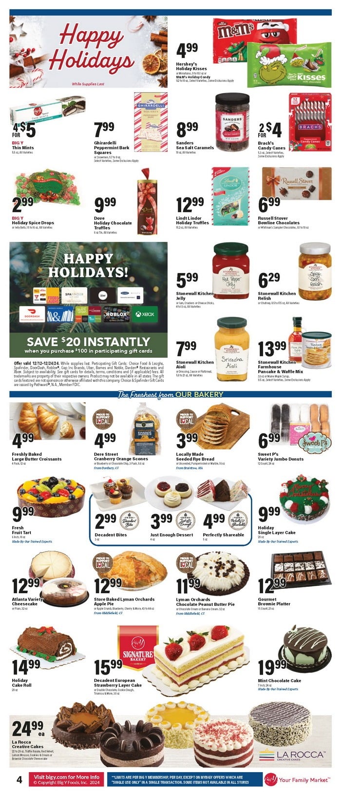 Big Y Weekly Ad Dec 19 – Dec 25, 2024 (Christmas Promotion Included)
