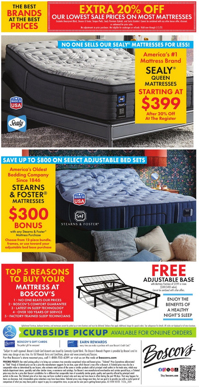 Boscov's Weekly Ad Dec 26, 2024 – Jan 01, 2025