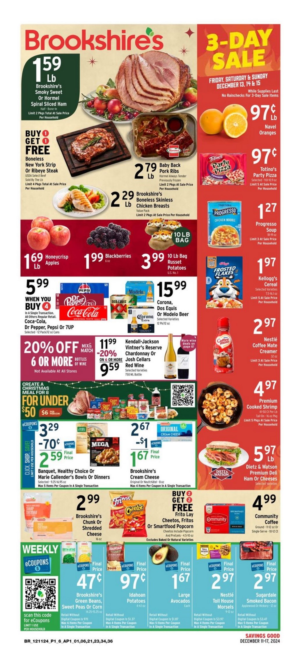 Brookshire's Weekly Ad Dec 11 – Dec 17, 2024