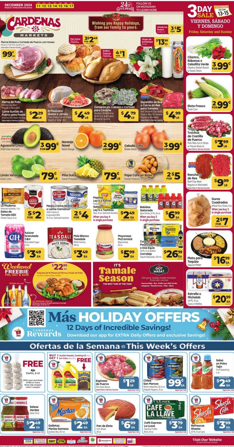 Cardenas Weekly Ad Dec 11 – Dec 17, 2024
