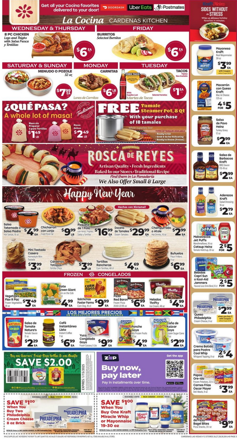 Cardenas Weekly Ad Dec 26 – Jan 01, 2025 (New Year Promotion Included)