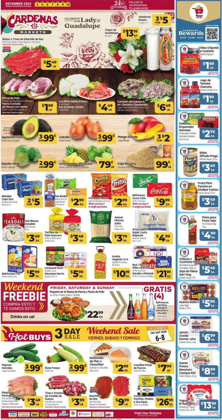 Cardenas Weekly Ad Dec 04 – Dec 10, 2024