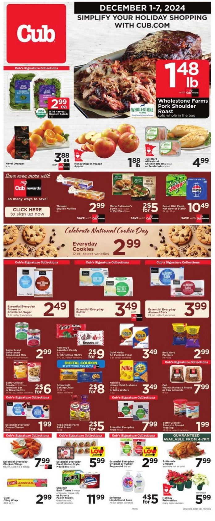Cub Foods Weekly Ad Dec 01 – Dec 07, 2024