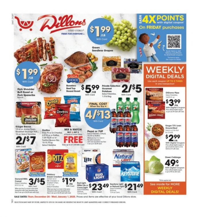 Dillons Weekly Ad Dec 26, 2024 – Jan 01, 2025