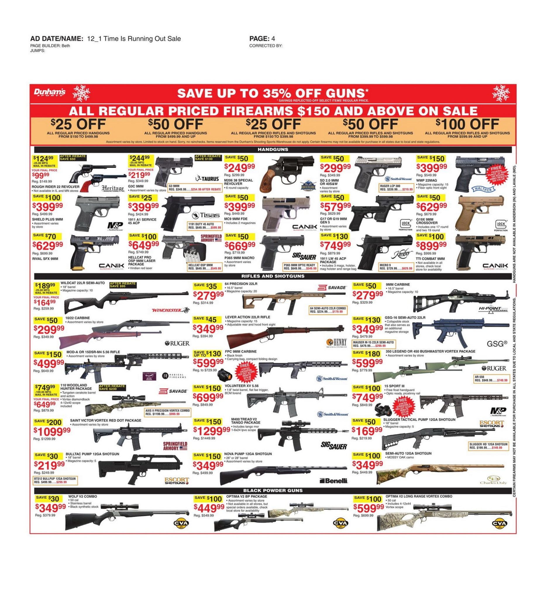 Dunham's Sports Weekly Ad Dec 02 – Dec 05, 2024