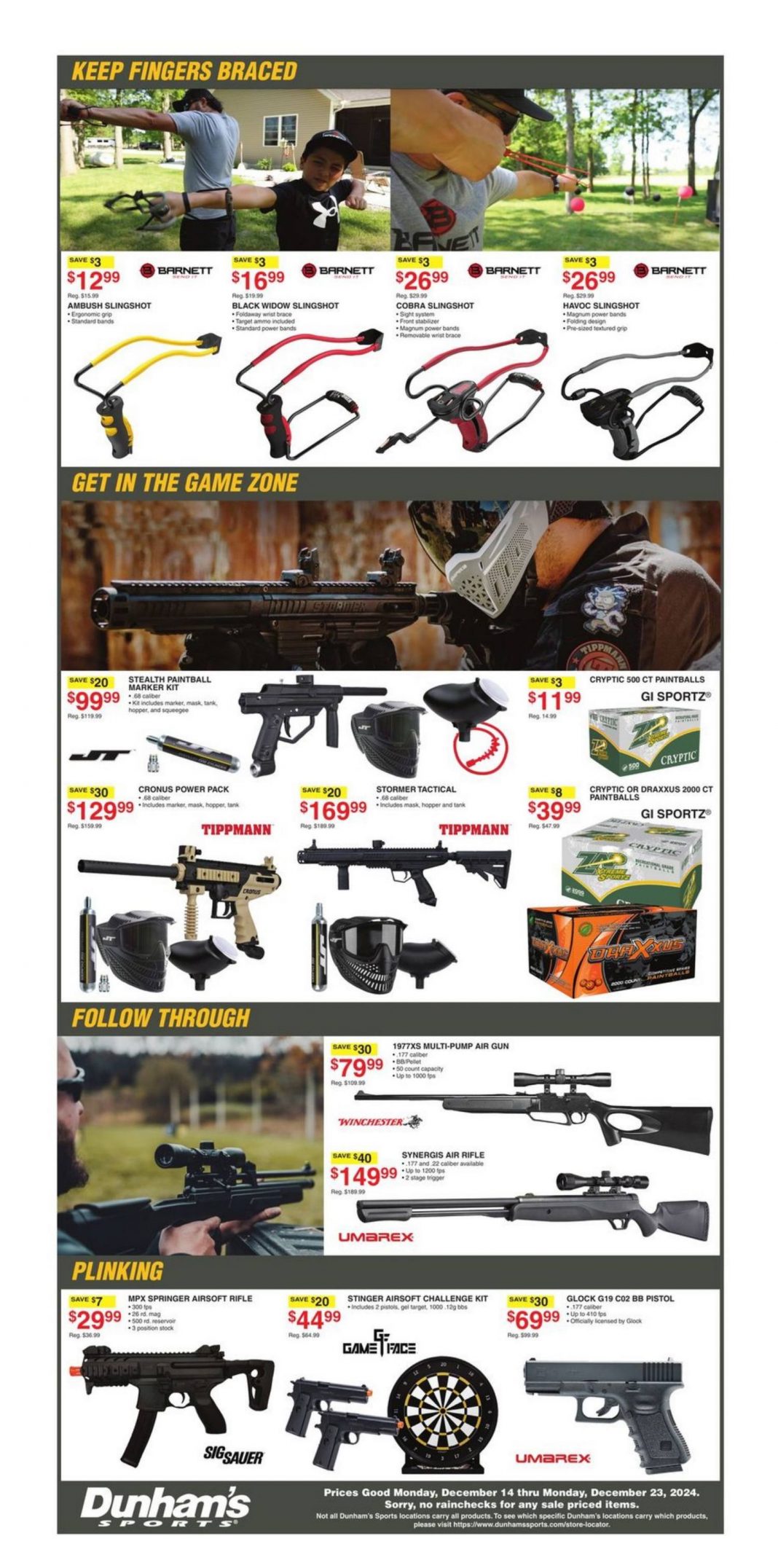 Dunham's Sports Weekly Ad Dec 14 – Dec 23, 2024