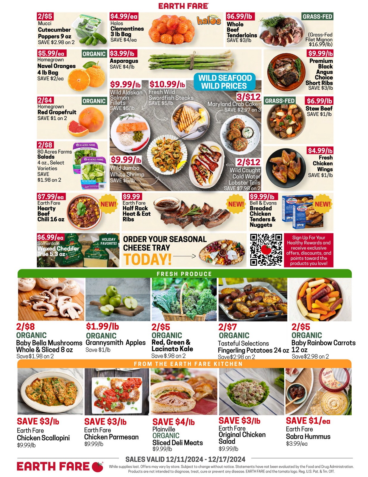 Earth Fare Weekly Ad Dec 11 – Dec 17, 2024